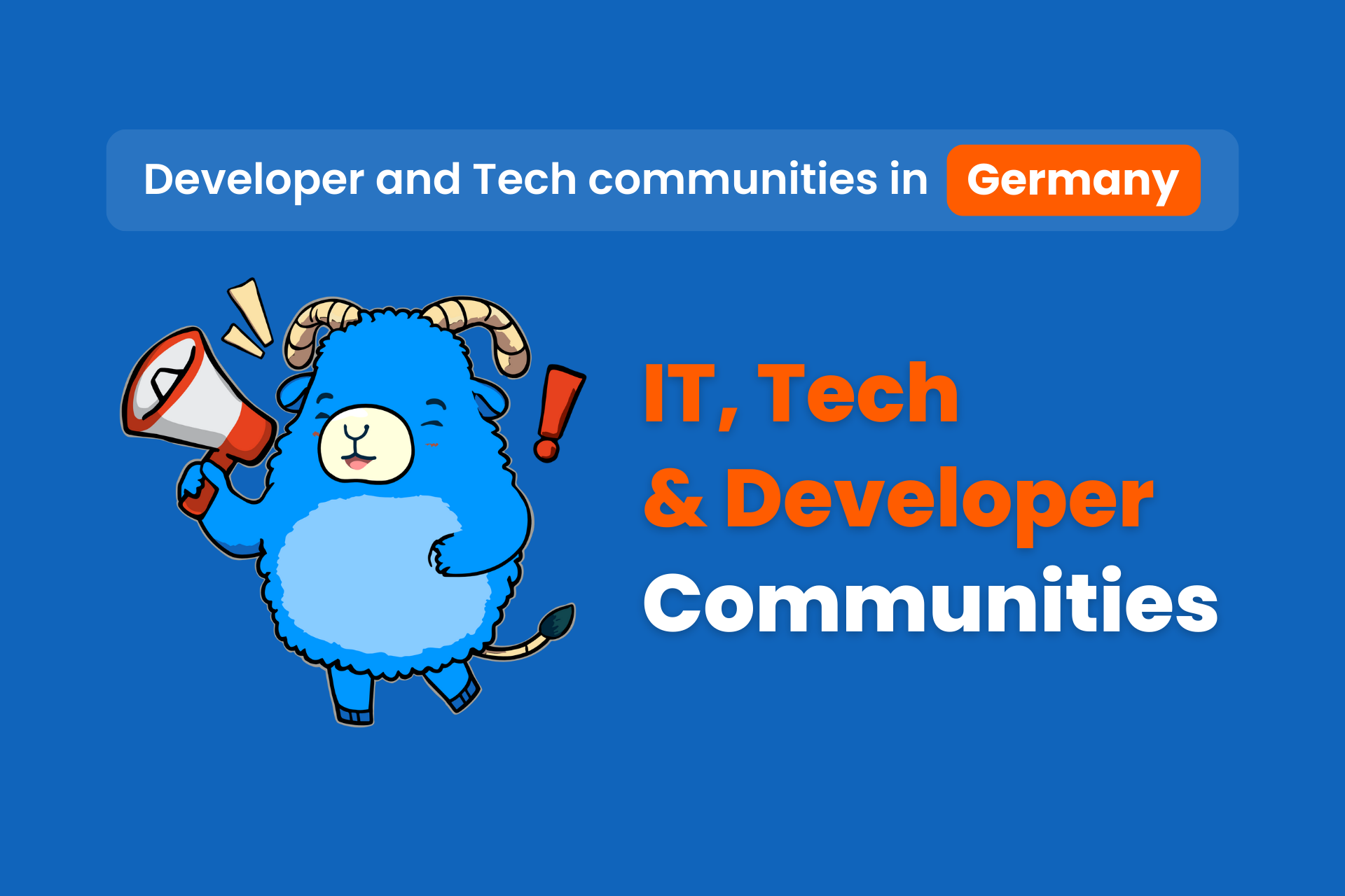 GermanTechJobs Communities - all Tech communities in Germany