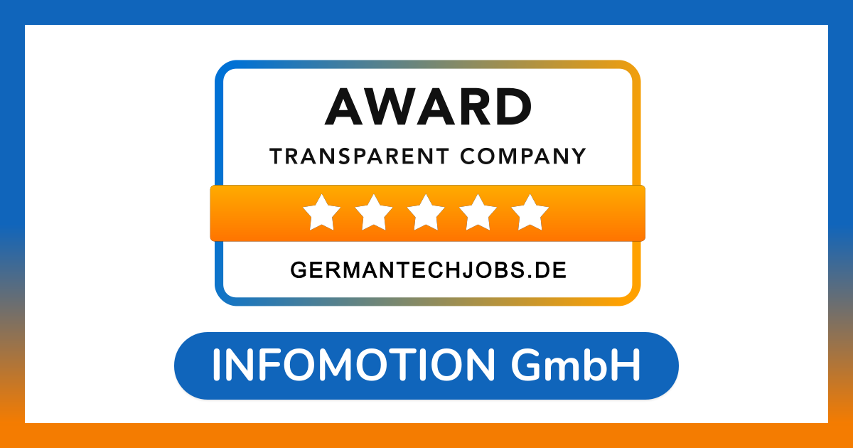 INFOMOTION GmbH - Tech Jobs & Arbeitgeberprofil
